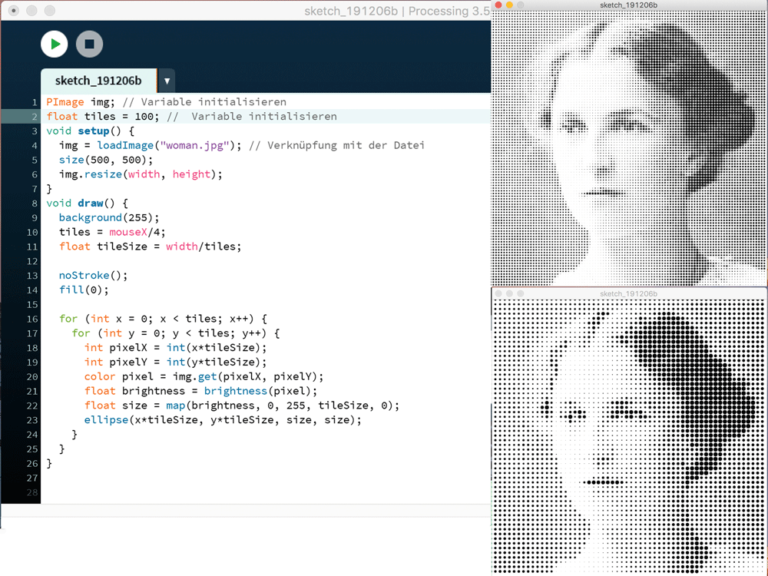 Processing-Tutorial: Fotos rastern für Einsteiger › PAGE online
