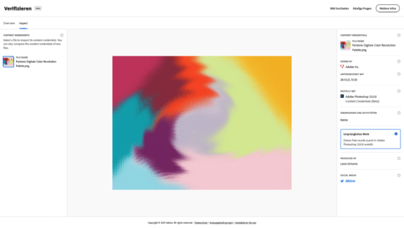 How to: Content Credentials in Photoshop aktivieren › PAGE online