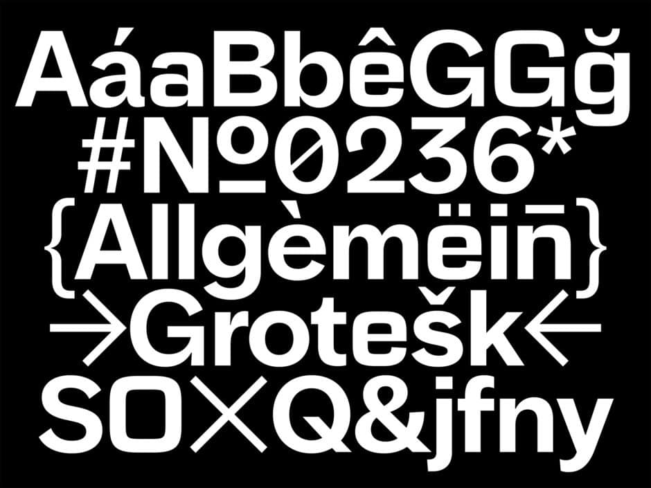 Allgemein Grotesk › PAGE online