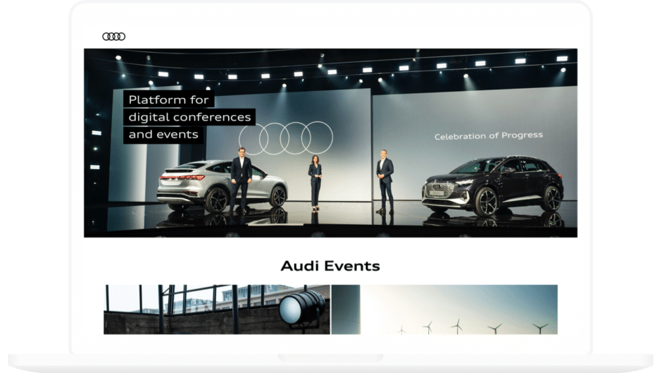 AUDI Digital Events Platform › PAGE online