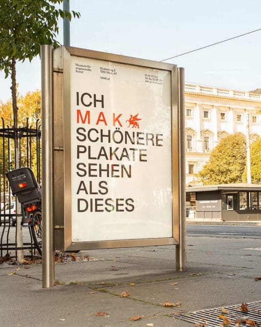 Schön verspielte Text-Kampagne: Ich MAK angewandte Kunst › PAGE online