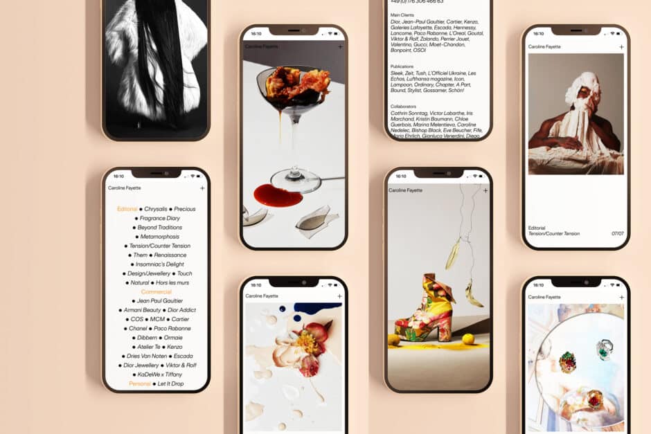 Website Caroline Fayette Fotografie › PAGE online
