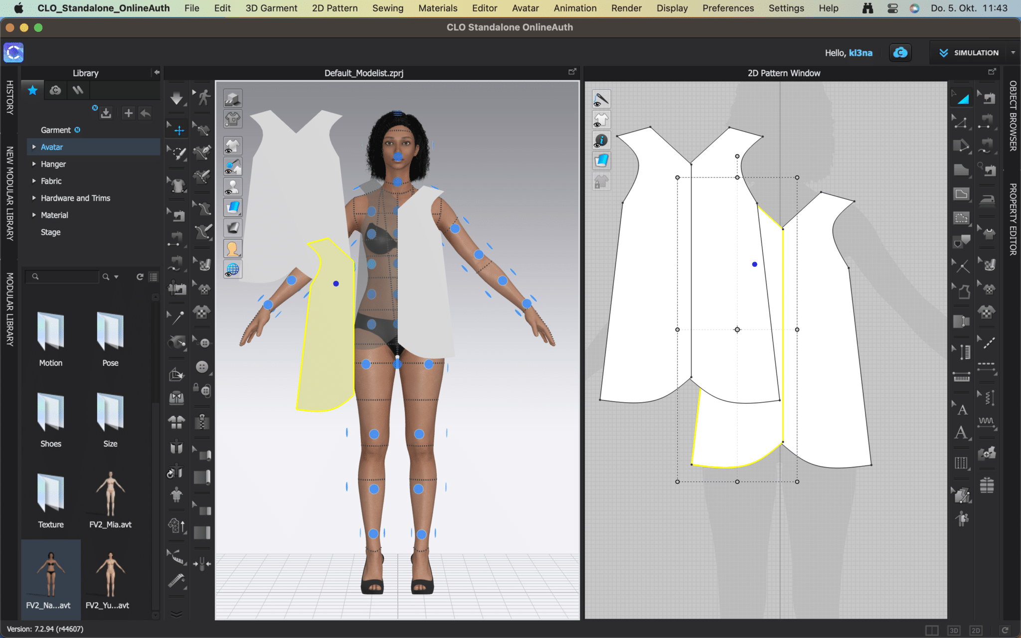 Digital Fashion kreieren mit CLO › PAGE online