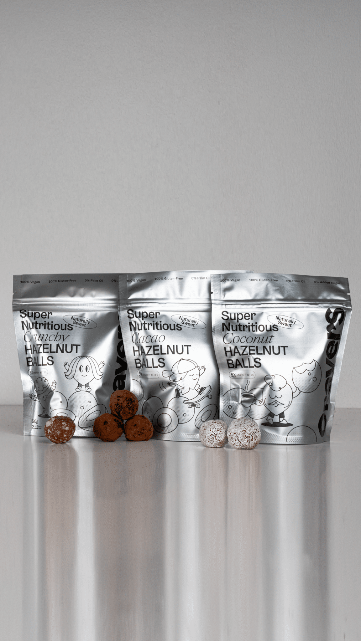 Lässig, spacig, clean: Cravers »Superfood« Packaging Designs › PAGE online