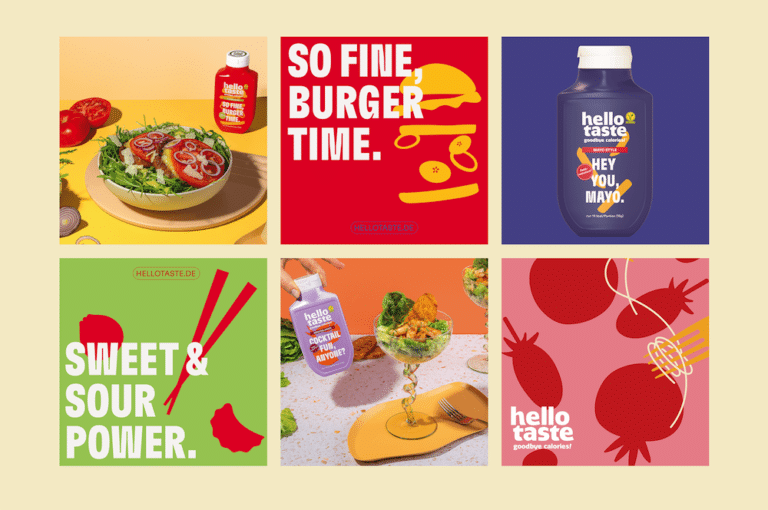 Sauce neu gedacht und mit Pop versehen: Branding von hellotaste › PAGE ...