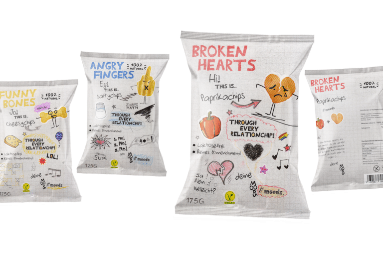 Funny und frische Chipstütendesigns und Markenkonzepte von HBK-Studis ...