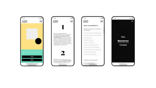 Augenzwinkerndes Redesign für Scout&Source › PAGE online