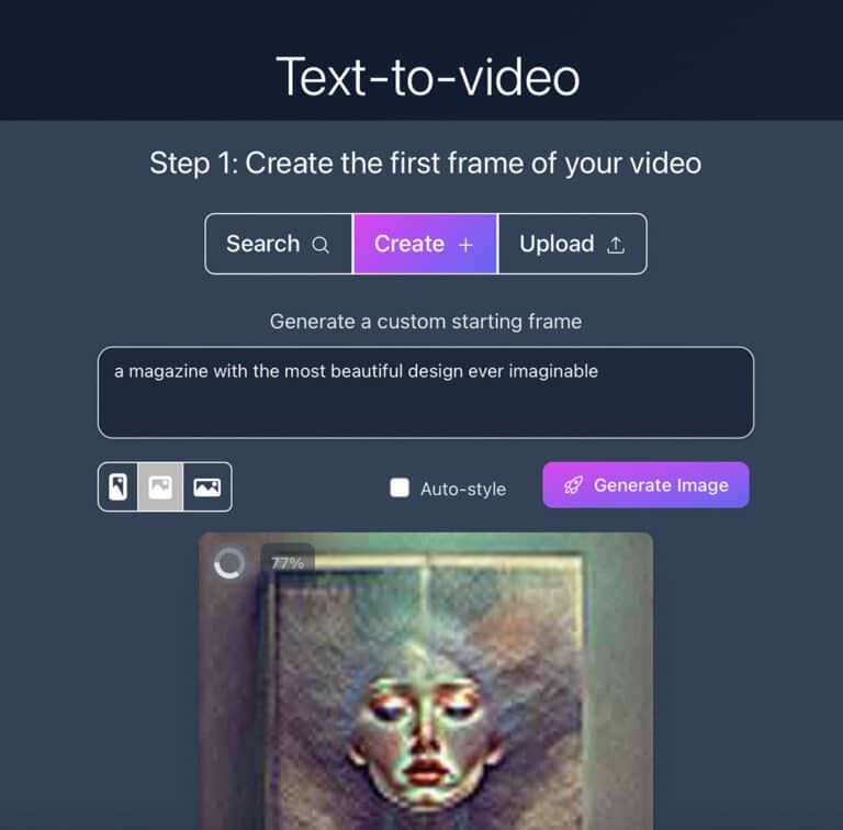 Generierte Animationen mit Genmo AI › PAGE online