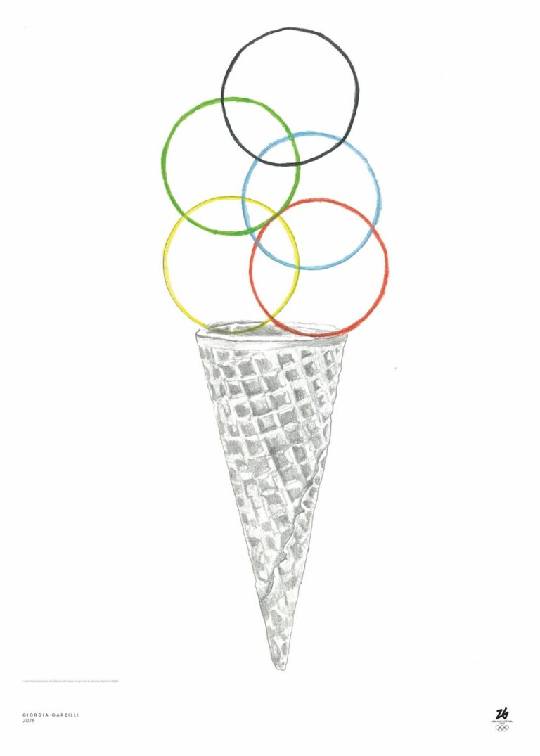 Die 10 Kunstplakate der Winterolympiade 2026 in Italien › PAGE online